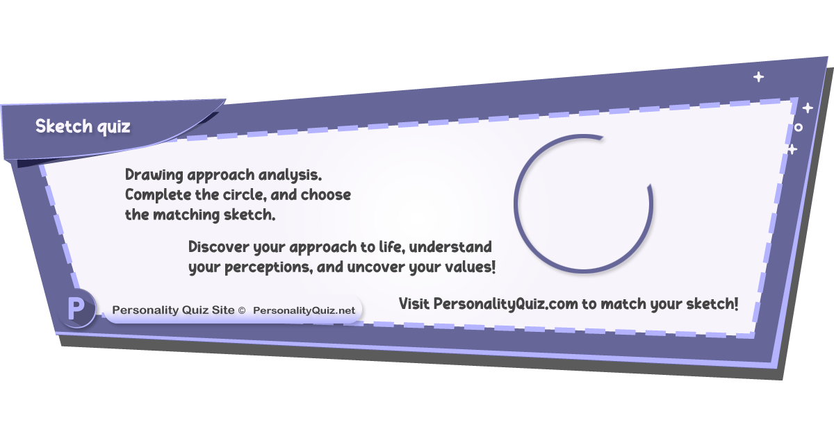 Sketch quiz: uncover personality through artistic expression